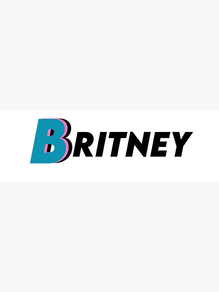 "Britney Name sticker" Sticker by Brit2par | Redbubble