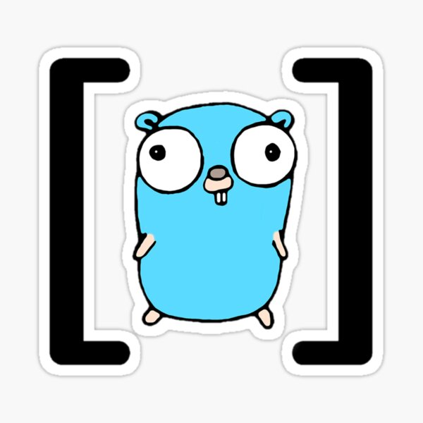 "golang gopher" Sticker by leesander | Redbubble