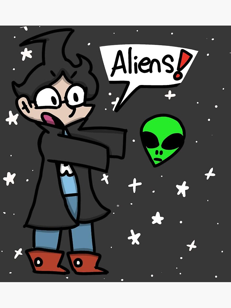 "Dib membrane aliens!" Sticker for Sale by Dibzoey13 | Redbubble