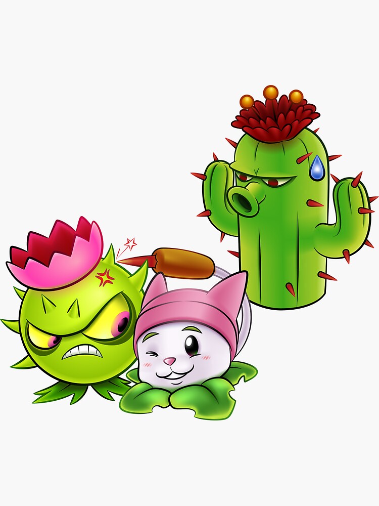 "PVZ Cactus" Sticker for Sale by Ngato | Redbubble