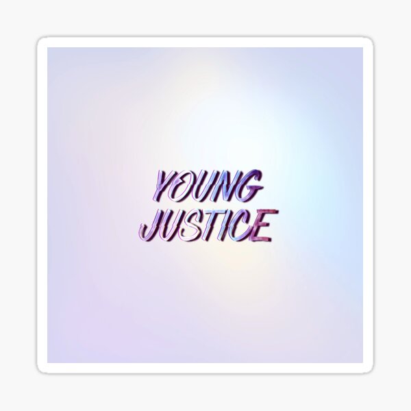 "YOUNG JUSTICE LOGO | GLITCH" Sticker for Sale by supersuits | Redbubble