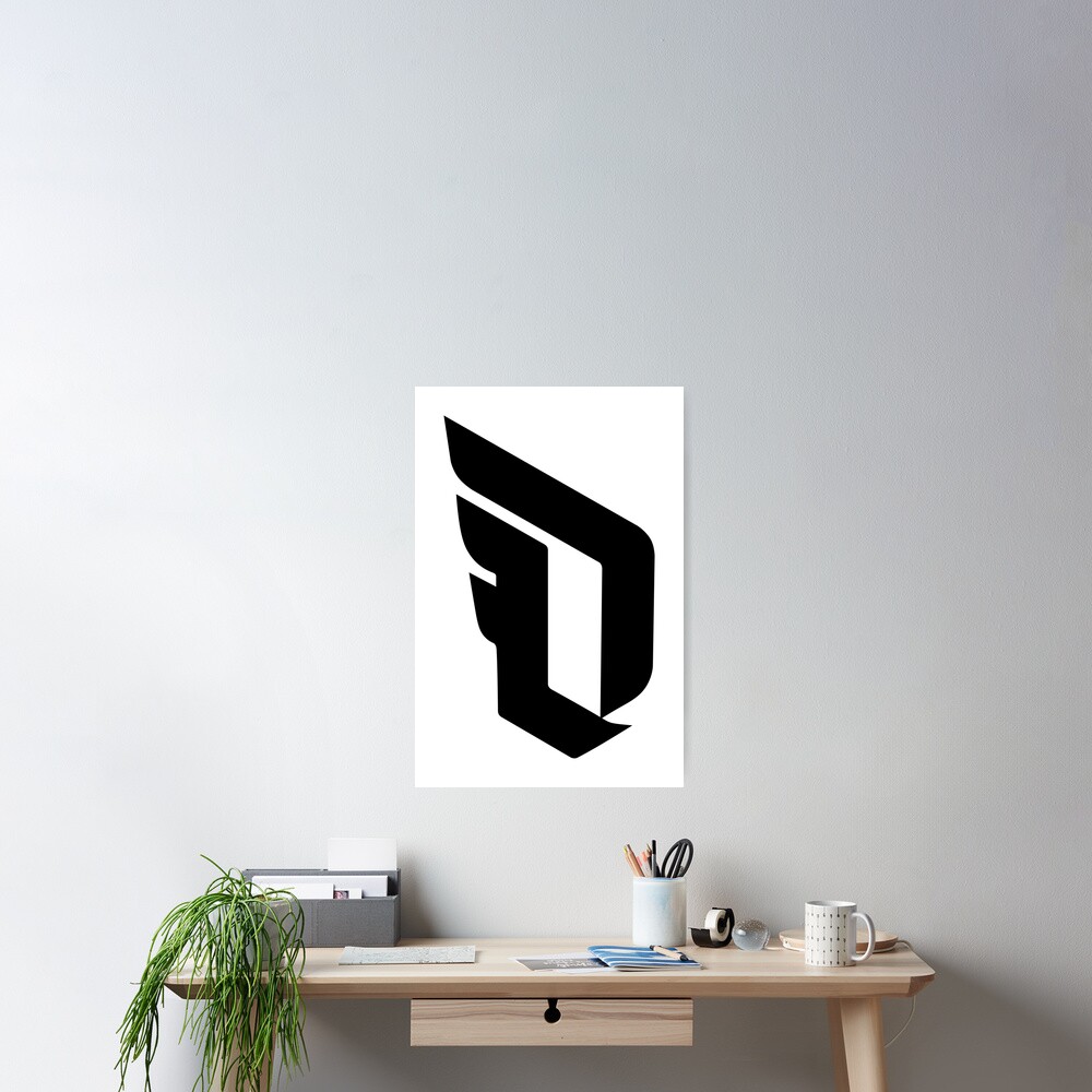 "Dimian Lillard Logo" Poster by elizaldesigns | Redbubble