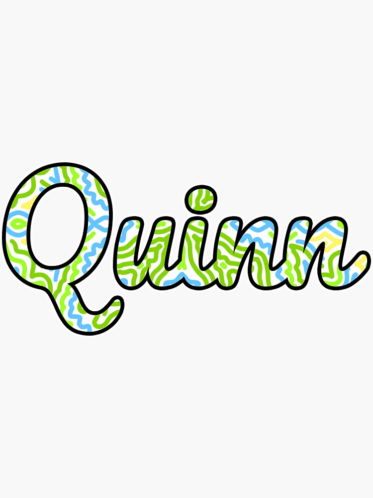 "Quinn Handwritten Name" Sticker by inknames | Redbubble