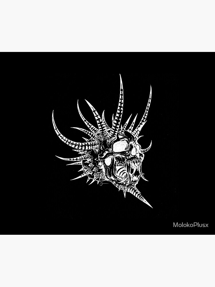 "Spike the Screaming Demon Skull" Poster by MolokoPlusx | Redbubble