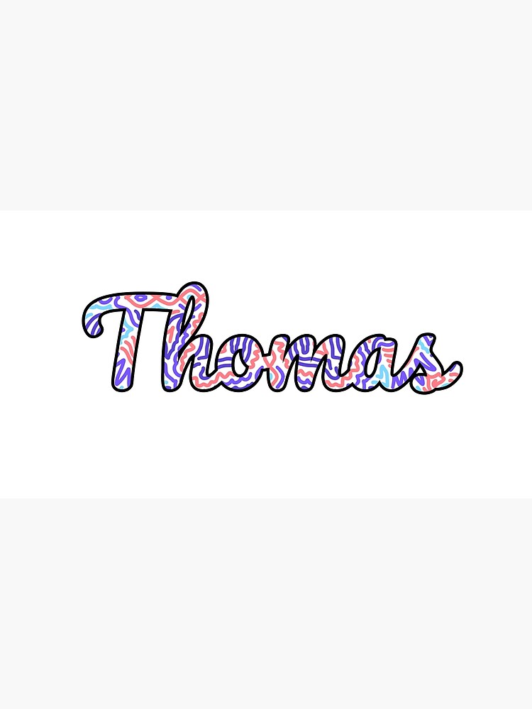 "Thomas Handwritten Name" Art Print for Sale by inknames | Redbubble