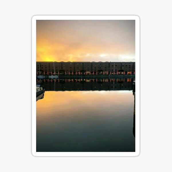 "Albert dock sticker" Sticker for Sale by Coen-Douglas | Redbubble
