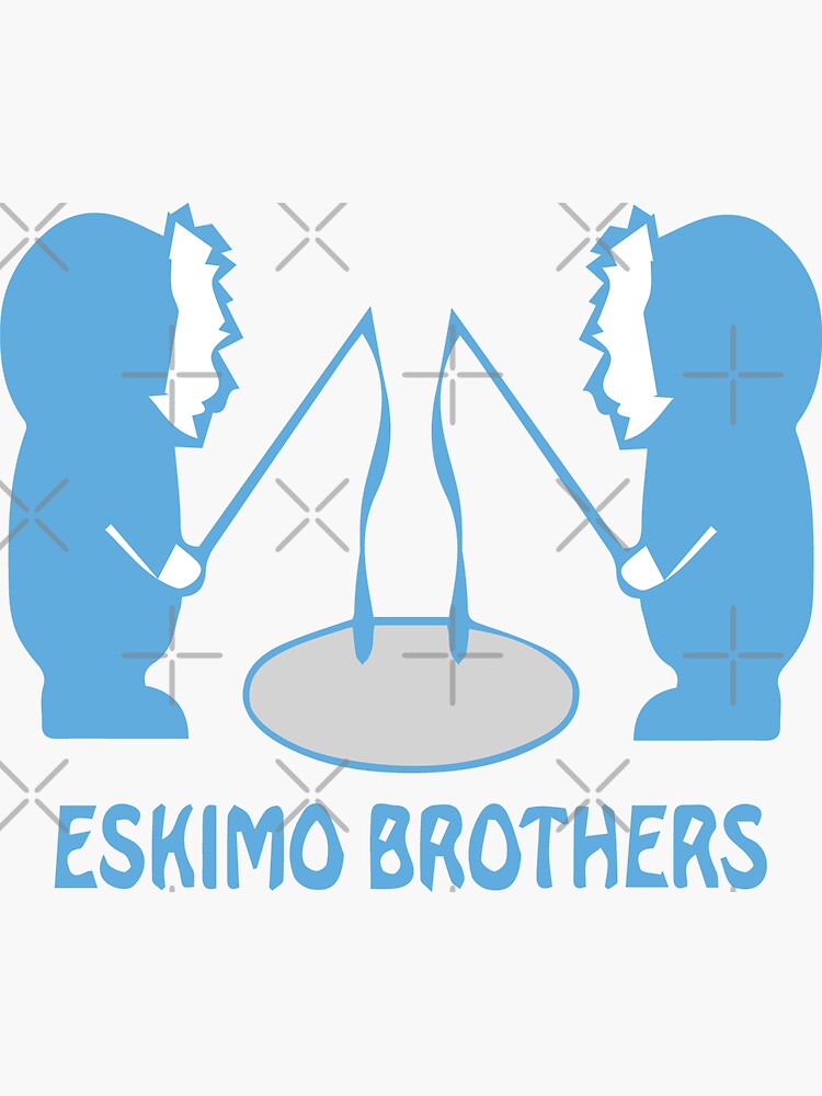 "Eskimo Brothers" Sticker for Sale by MR2Imaging | Redbubble