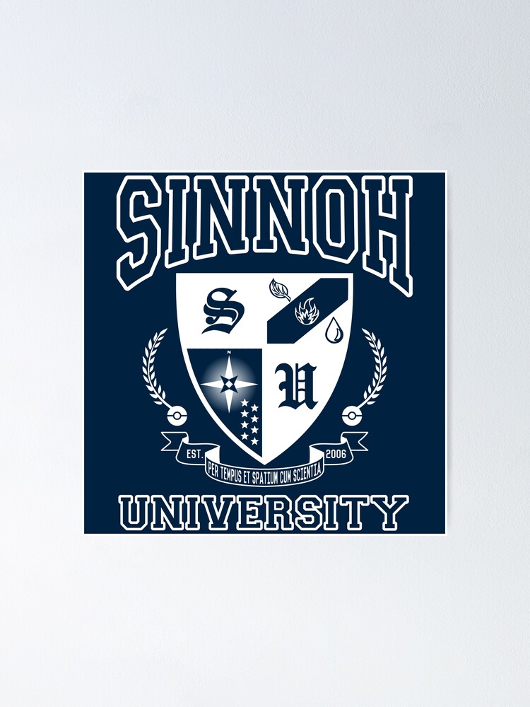 "Sinnoh University" Poster for Sale by merimeaux | Redbubble