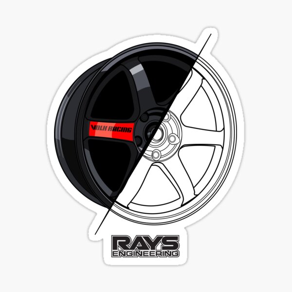 Volk Racing Stickers | Redbubble