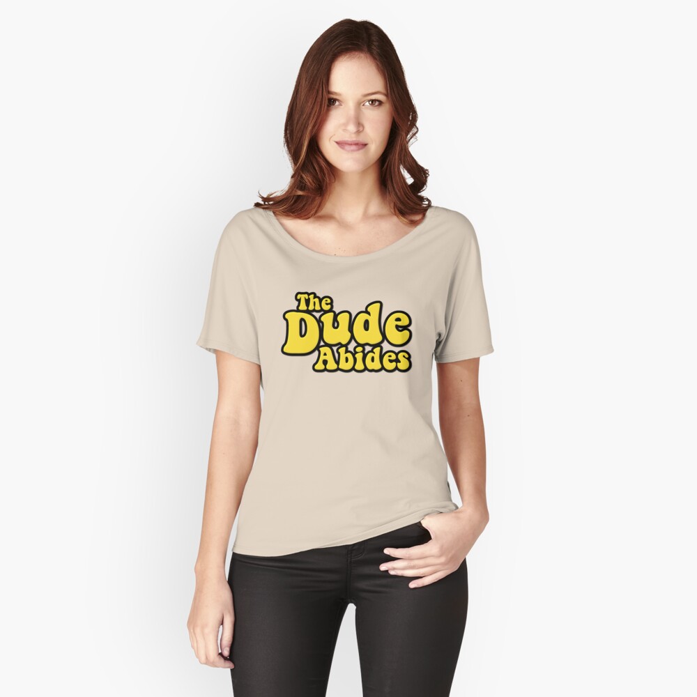 "The Dude Abides" Sticker for Sale by gleekgirl | Redbubble