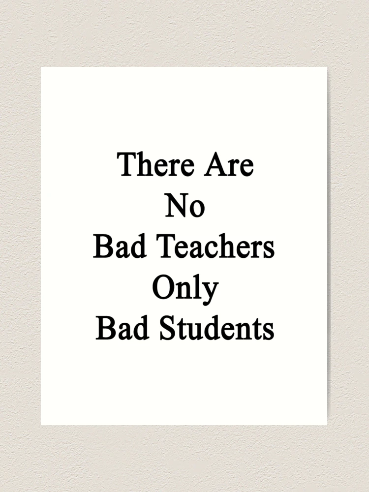 Bad Teacher Quotes