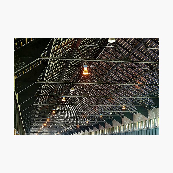 "Steel Roof Trusses Covering Rankine Power Station" Photographic Print ...
