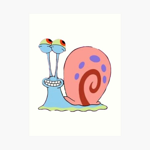 Snail Gary Art Prints | Redbubble