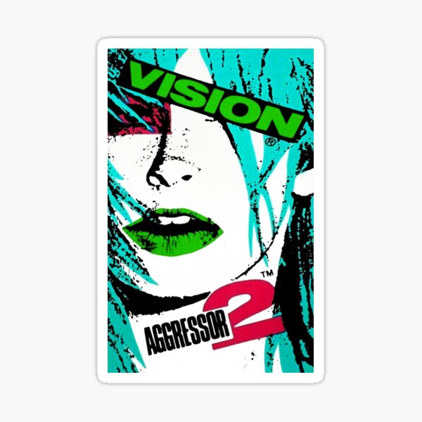 " Vision Skateboards Vision Aggressor 2 " Sticker for Sale by stayrad ...