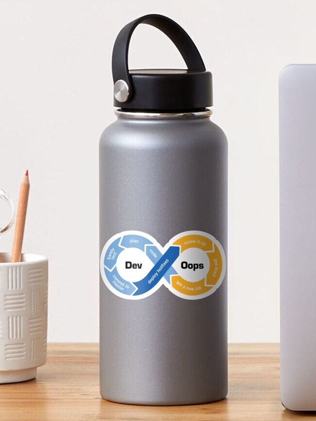 "DevOops (DevOps parody)" Sticker for Sale by PhoenixStudio | Redbubble