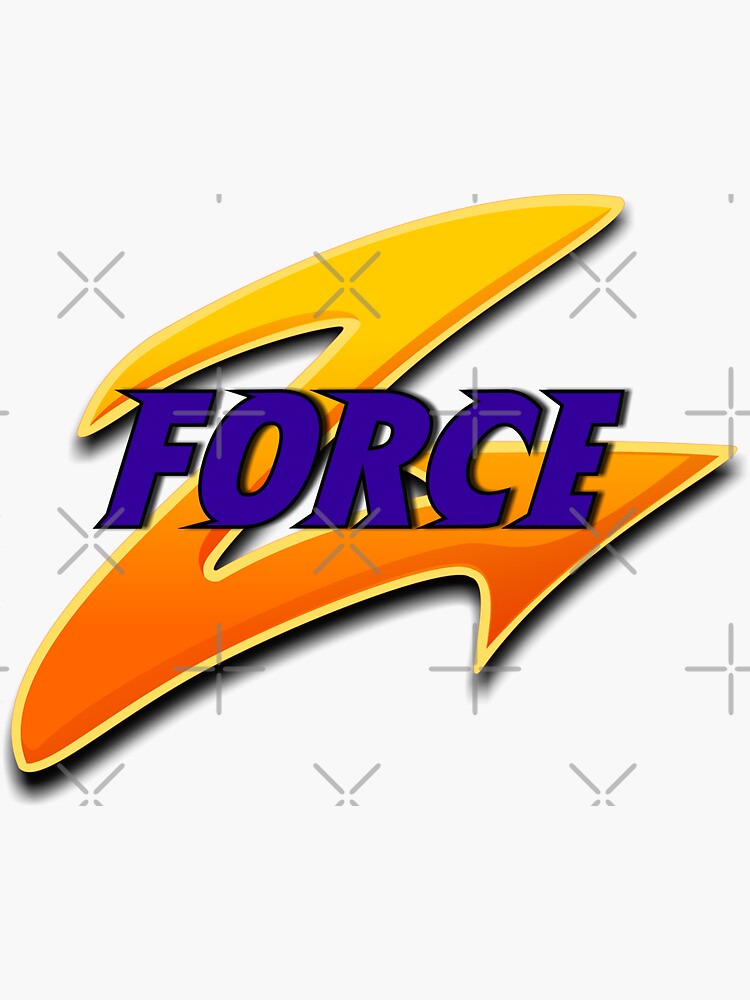 "Z Force Logo Design" Sticker for Sale by carowindsfanson | Redbubble