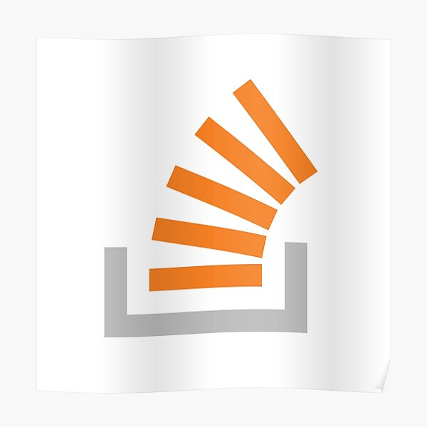 "Stack Overflow logo" Poster for Sale by PhoenixStudio | Redbubble