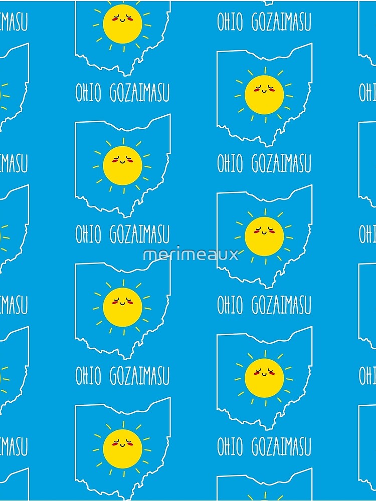 "Ohio Gozaimasu" Scarf for Sale by merimeaux | Redbubble