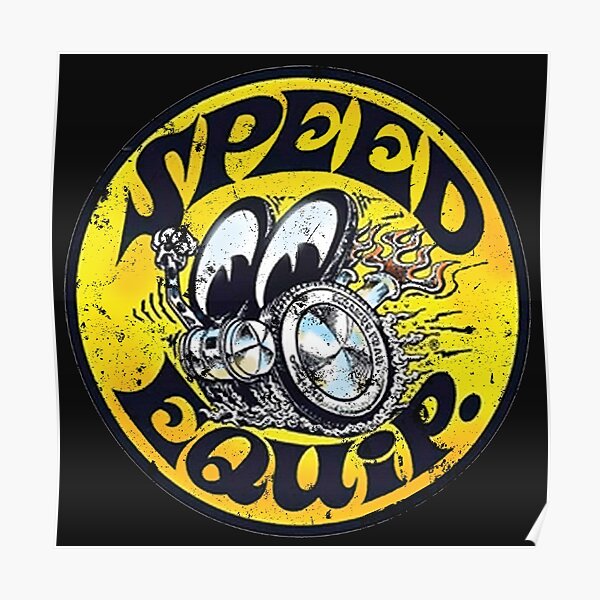"Speed Equip" Poster for Sale by Retrorockit | Redbubble