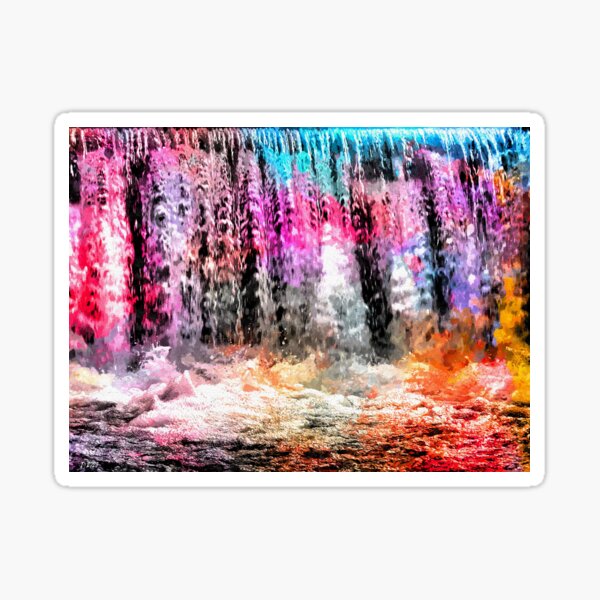 "Waterfall" Sticker for Sale by danieljanda | Redbubble