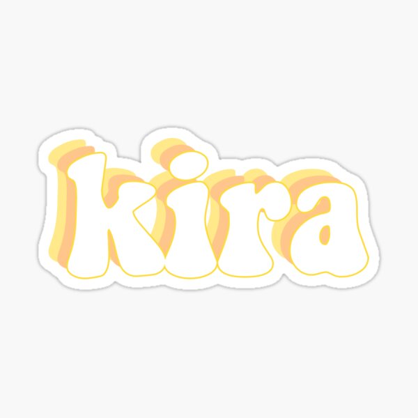 "Kira" Sticker for Sale by plcheer | Redbubble