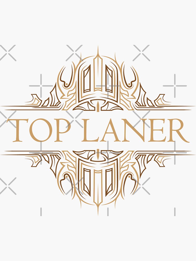 "Top Laner" Sticker for Sale by Otakso | Redbubble