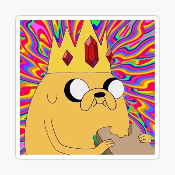 "Wack Jake the Dog" Sticker for Sale by MagicMaddox | Redbubble