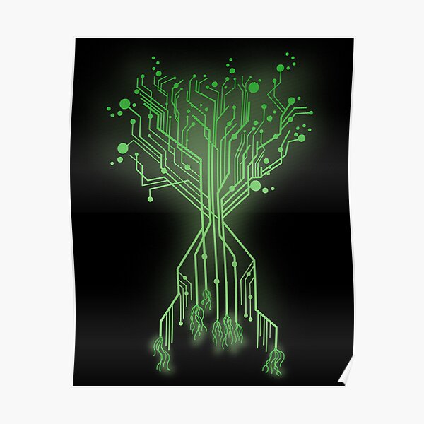 "CircuiTree" Poster by fishbiscuit | Redbubble