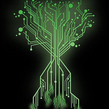 "CircuiTree" Canvas Print for Sale by fishbiscuit | Redbubble