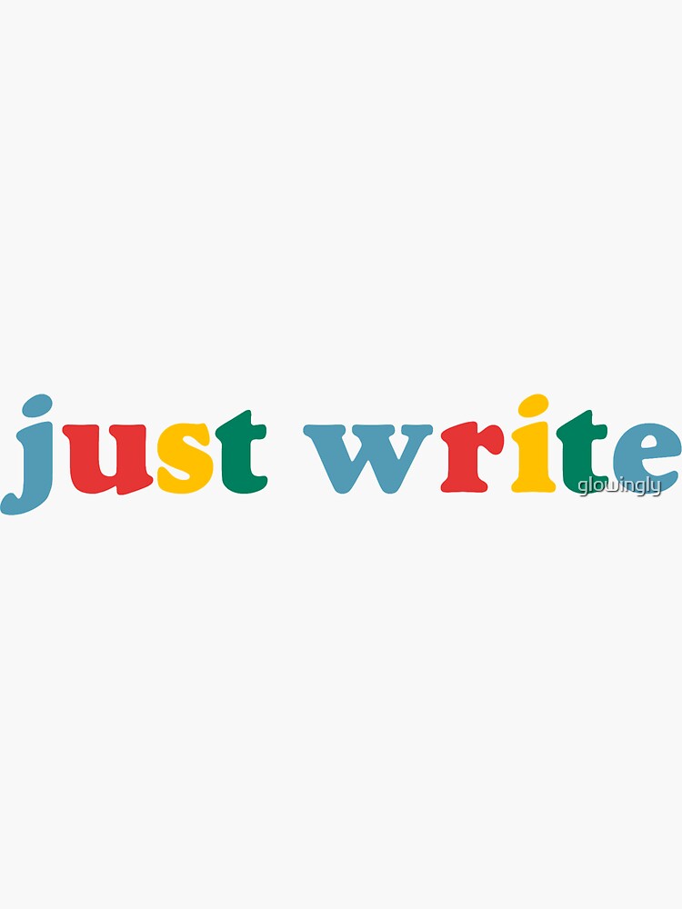 "just write rainbow quote sticker" Sticker for Sale by glowingly ...