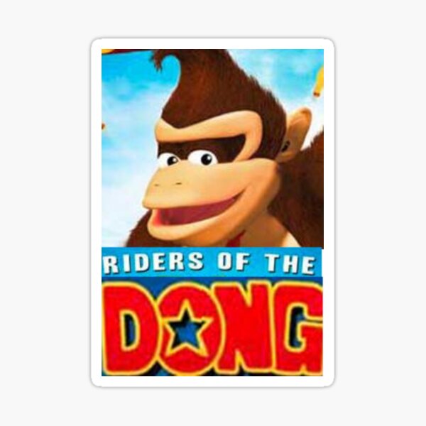 "Riders of the DONG" Sticker for Sale by Rekked | Redbubble