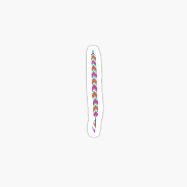 "Friendship bracelet sticker" Sticker for Sale by Yellowdaisi | Redbubble