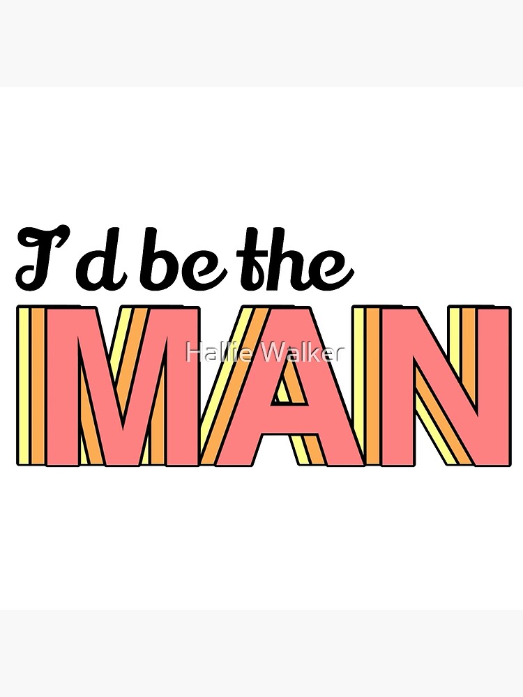 "The Man Sticker" Poster by HWinchester | Redbubble