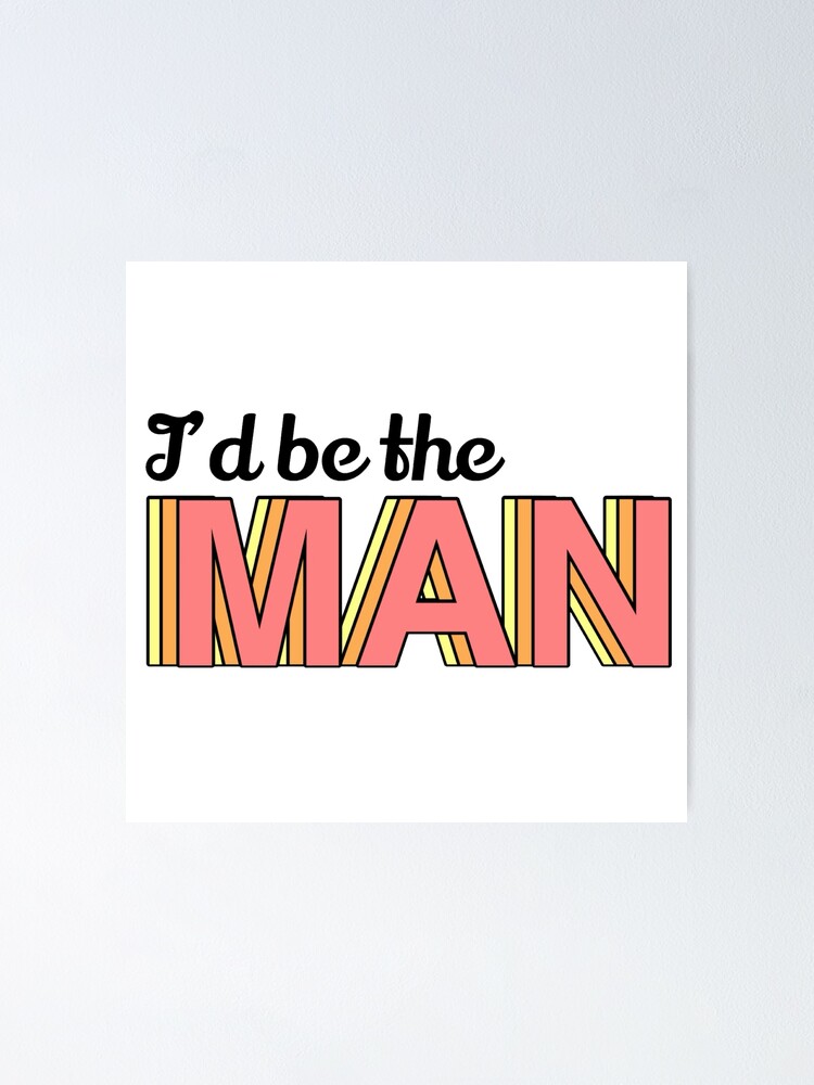 "The Man Sticker" Poster by HWinchester | Redbubble