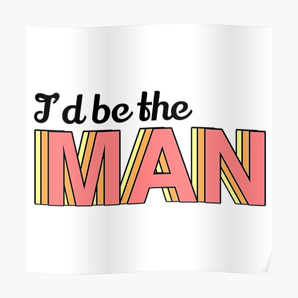 "The Man Sticker" Poster by HWinchester | Redbubble