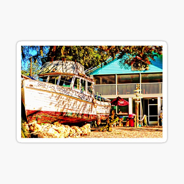"Good Time Charlie's Boat Vintage Weathered Classic Man-Cave Art ...
