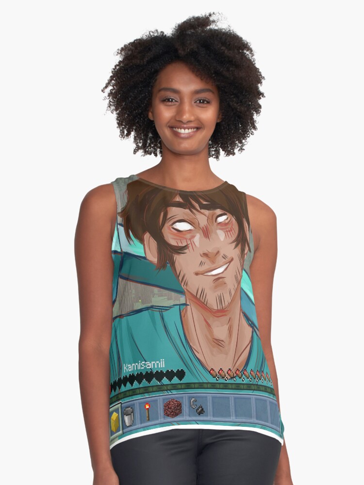 "Herobrine but hot" Sticker for Sale by Kamisamii | Redbubble