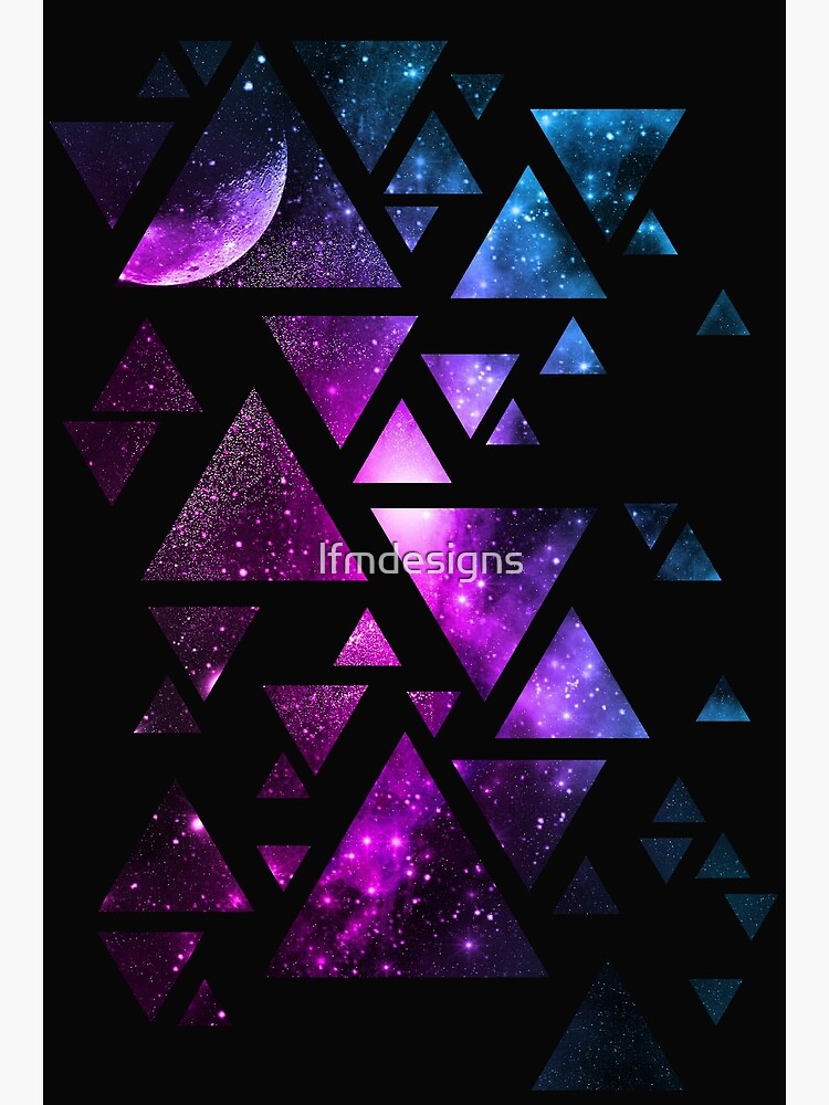 "Geometric Galaxy" Canvas Print for Sale by lfmdesigns | Redbubble