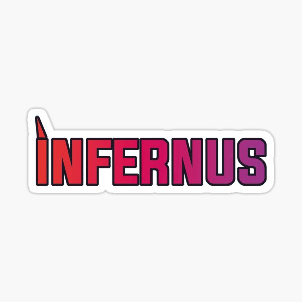 "Infernus" Sticker by CabezaDeTacho | Redbubble