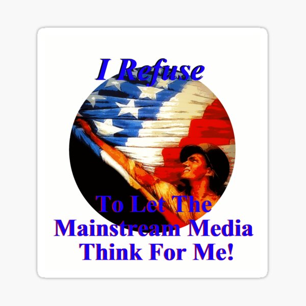 "I Refuse" Sticker by stormchaser7 | Redbubble