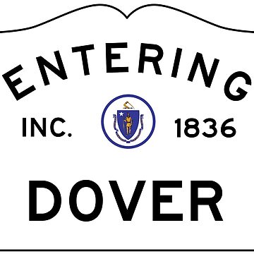 "Entering Dover Massachusetts - Commonwealth of Massachusetts Road Sign ...