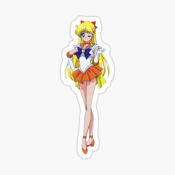 "Sailor Venus - Sailor Moon" Sticker for Sale by LalaStickers | Redbubble