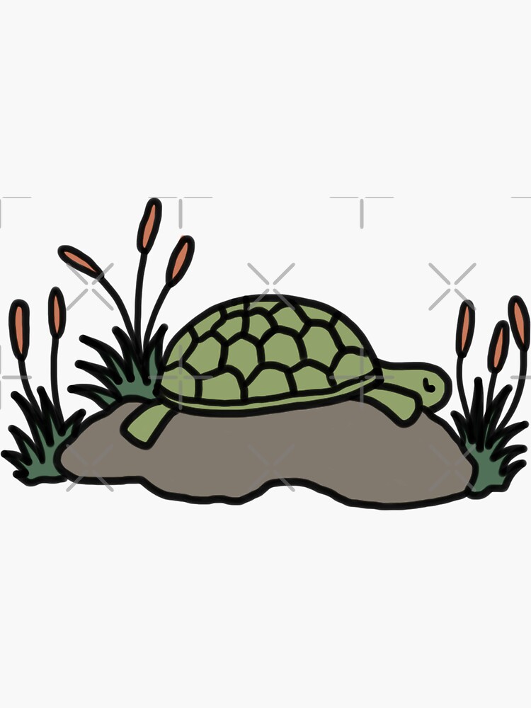 "Terry the tortoise" Sticker by artychipmunk- | Redbubble