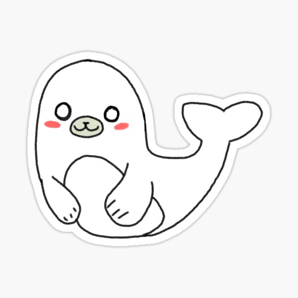 "Seal Pup" Sticker by DuelingGeckos | Redbubble