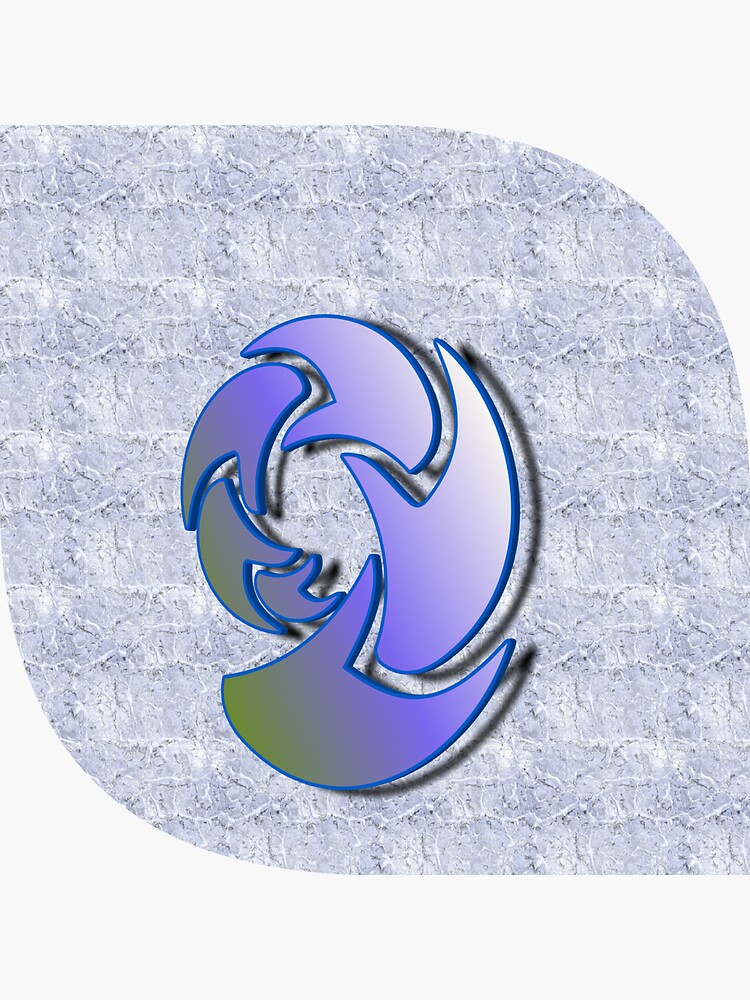 "3d increasing size logo" Sticker for Sale by jayyu | Redbubble