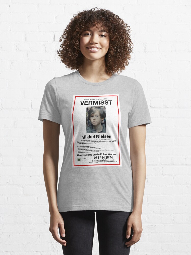 "Vermisst Mikkel Nielsen" T-shirt for Sale by MarcoPolok | Redbubble ...