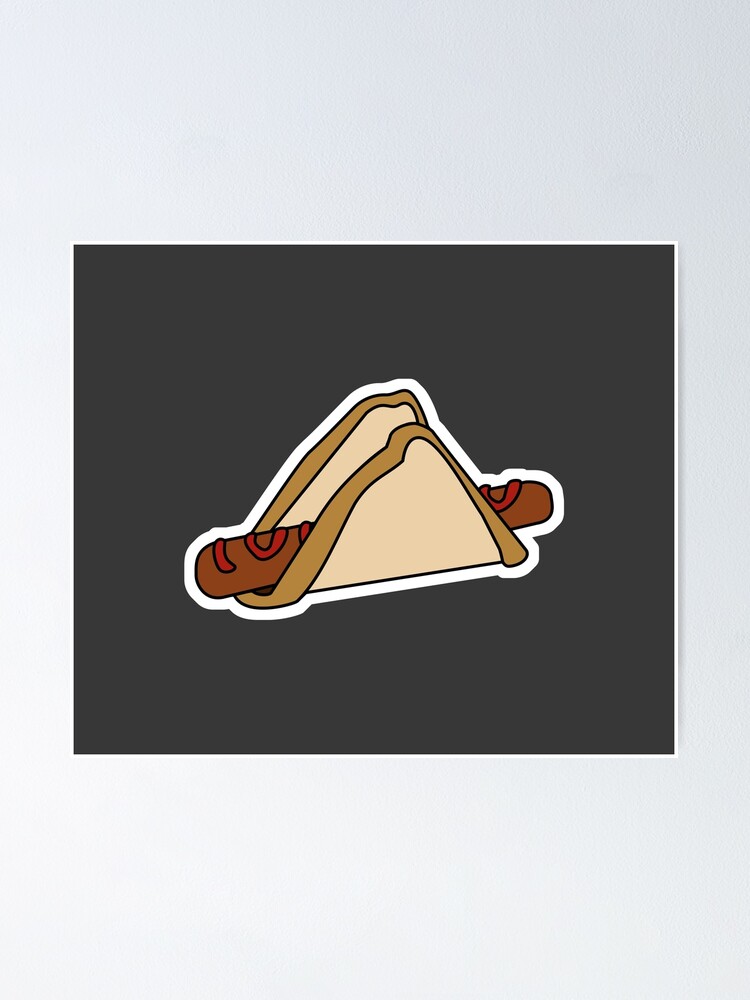 "Bunnings Snag in Bread" Poster for Sale by Moofier | Redbubble