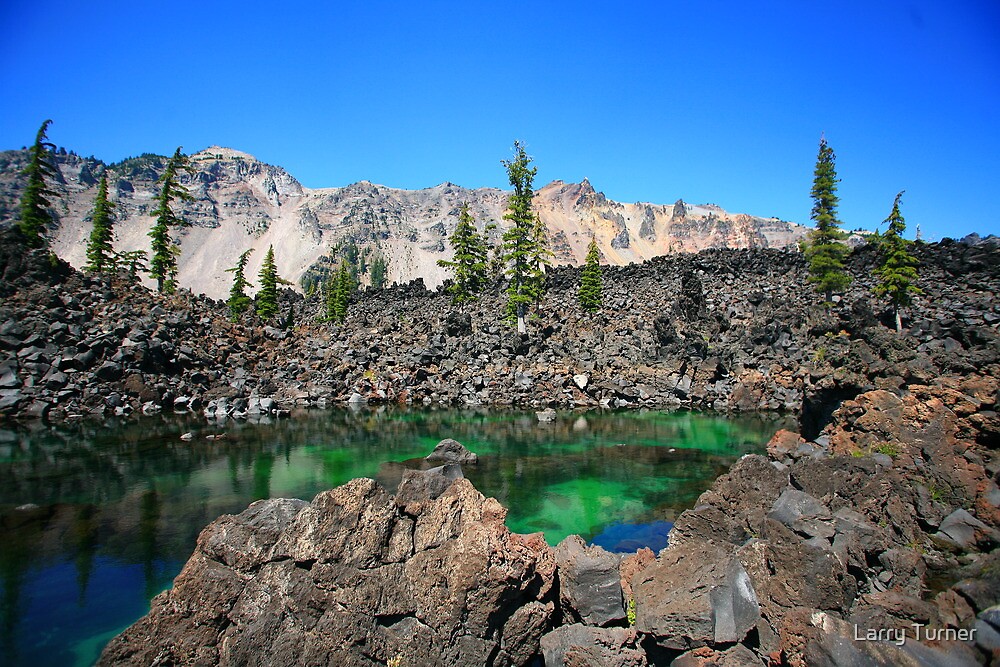 "Wizard Island, Crater Lake National Park, Oregon" by LARRY TURNER ...