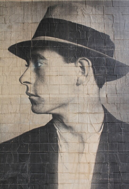 "Man on a wall mural" by Travelling Homebody | Redbubble