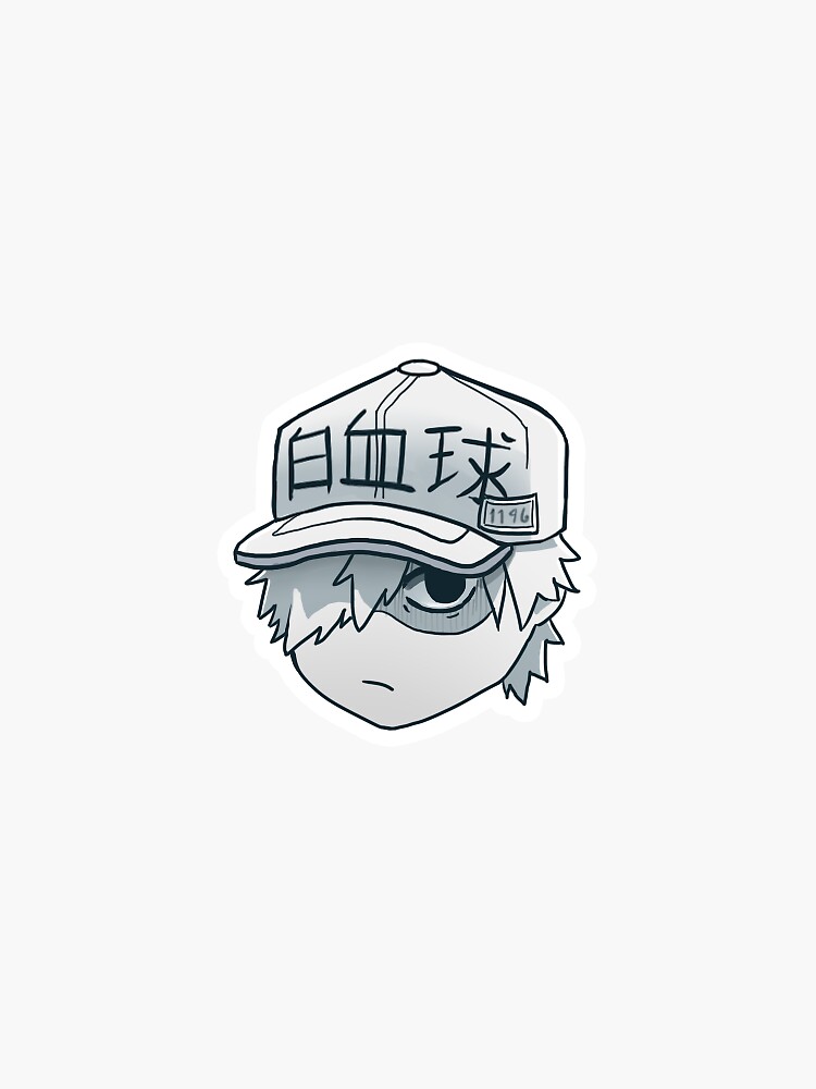 "CELLS AT WORK - White Blood Cell" Sticker for Sale by jmnazram | Redbubble